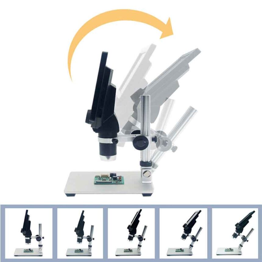 G1200 Digital Microscope 12MP 7 Inch LCD || eGsmTools