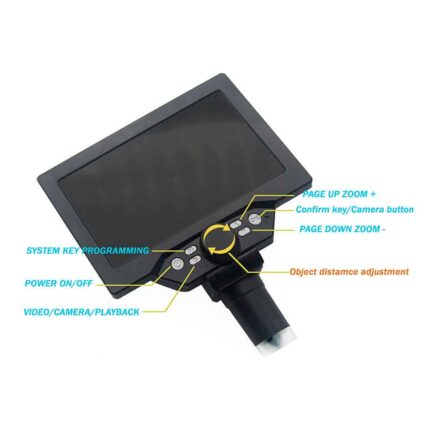G1200 Digital Microscope 12MP 7 Inch LCD || eGsmTools