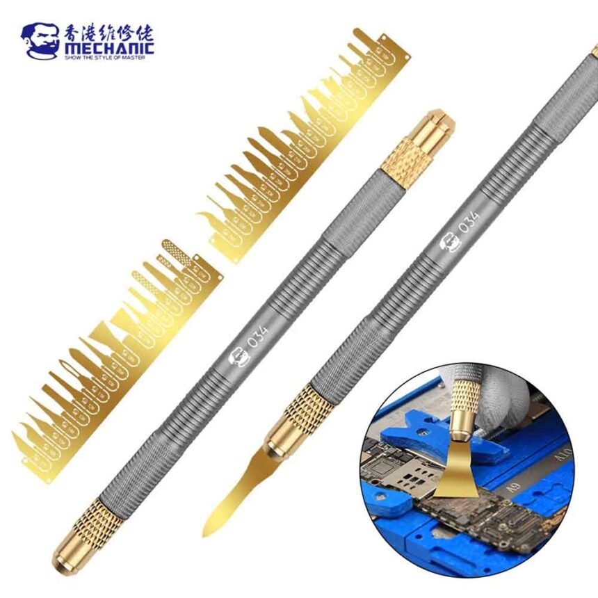 Mechanic 034 Knife Blade Set For Solder Paste Scraping || eGsmTools