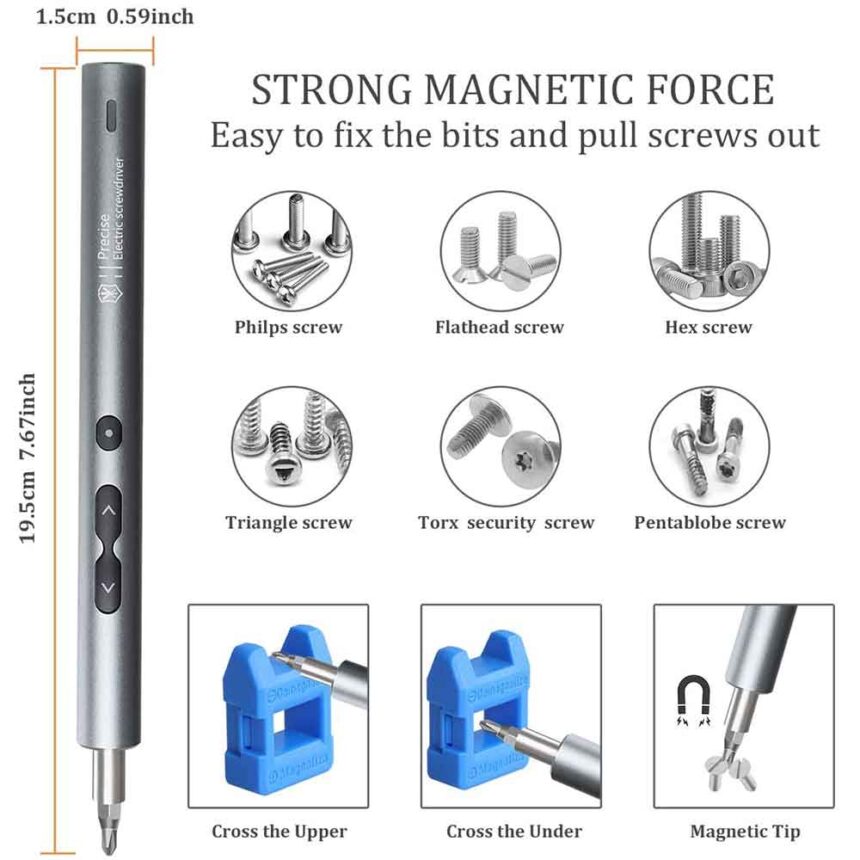 28in1 Precise Electric Screwdriver || eGsmTools