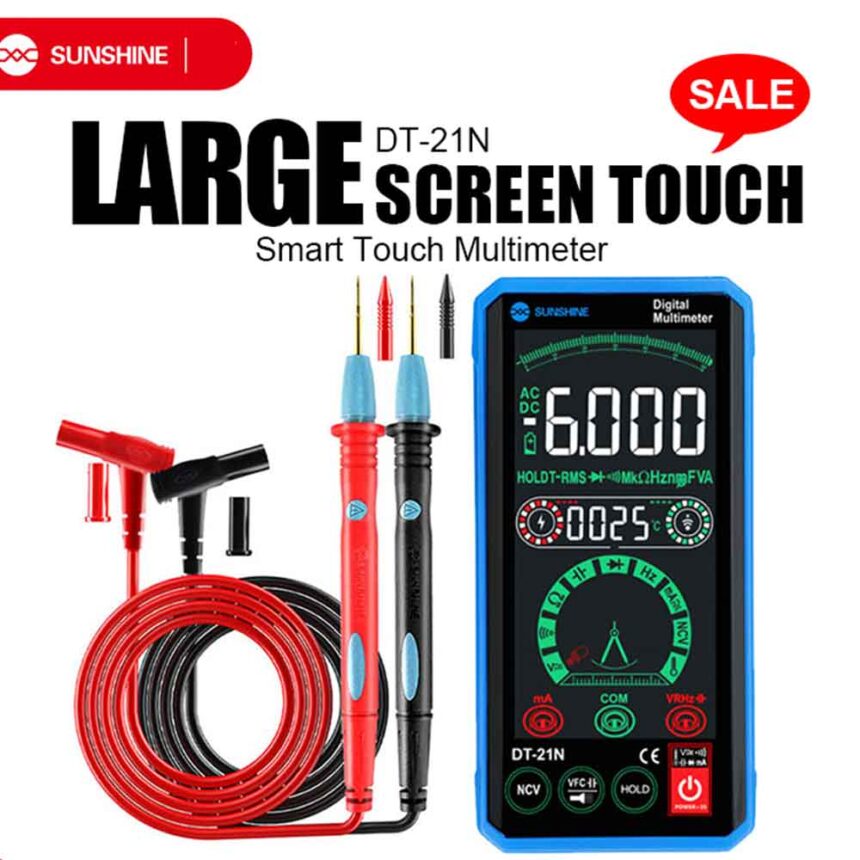 Sunshine DT-21N Touch Multimeter || eGsmTools