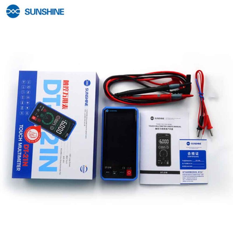 Sunshine DT-21N Touch Multimeter || eGsmTools