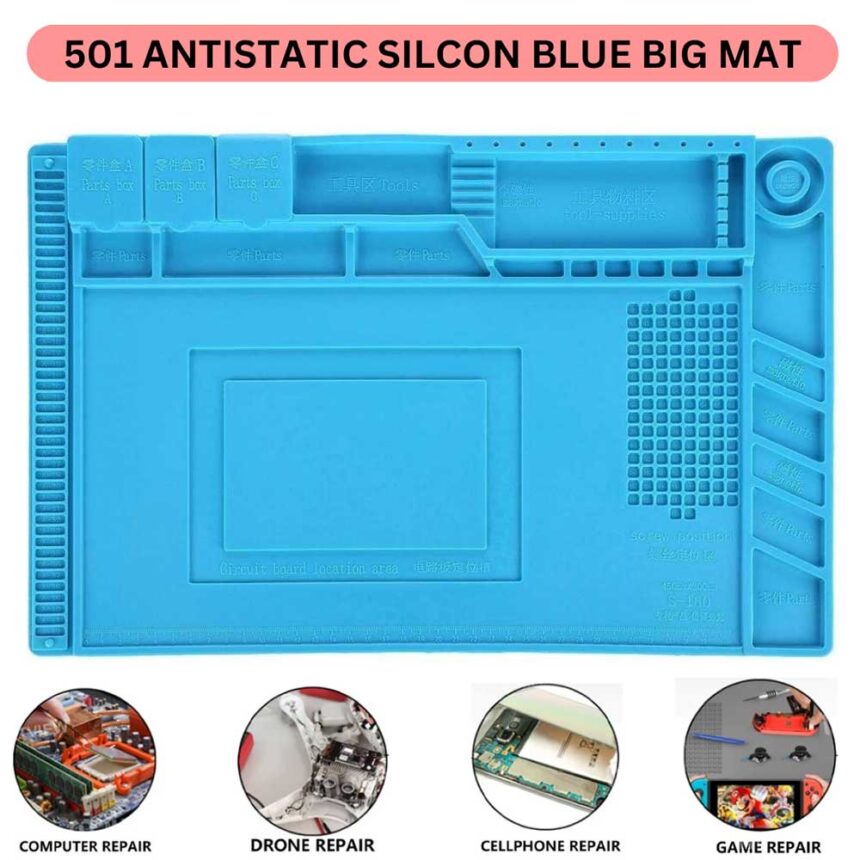 S160/501 Antistatic Silicon Blue Big Mat || eGsmTools