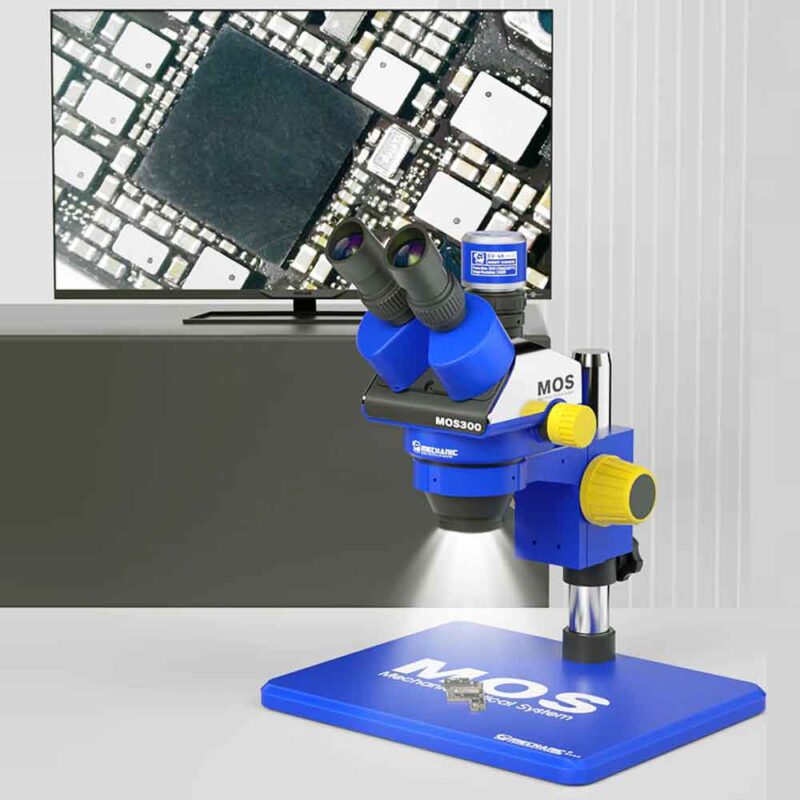 Mechanic MOS 300 Stereo Trinocular Microscope || eGsmTools